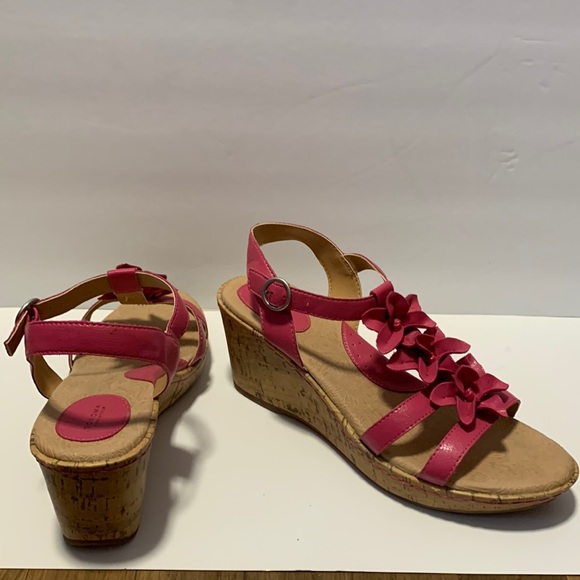 Sonoma | Shoes | Sonoma Fuchsia Colored Wedge Sandal | Poshmark